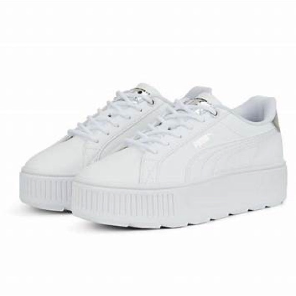 Puma | Shoes | Puma Karmen White Platform Sneaker Tennis Shoes | Poshmark